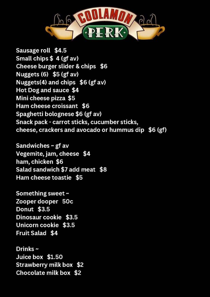 Lunch Orders – St Michael's Primary School, Coolamon